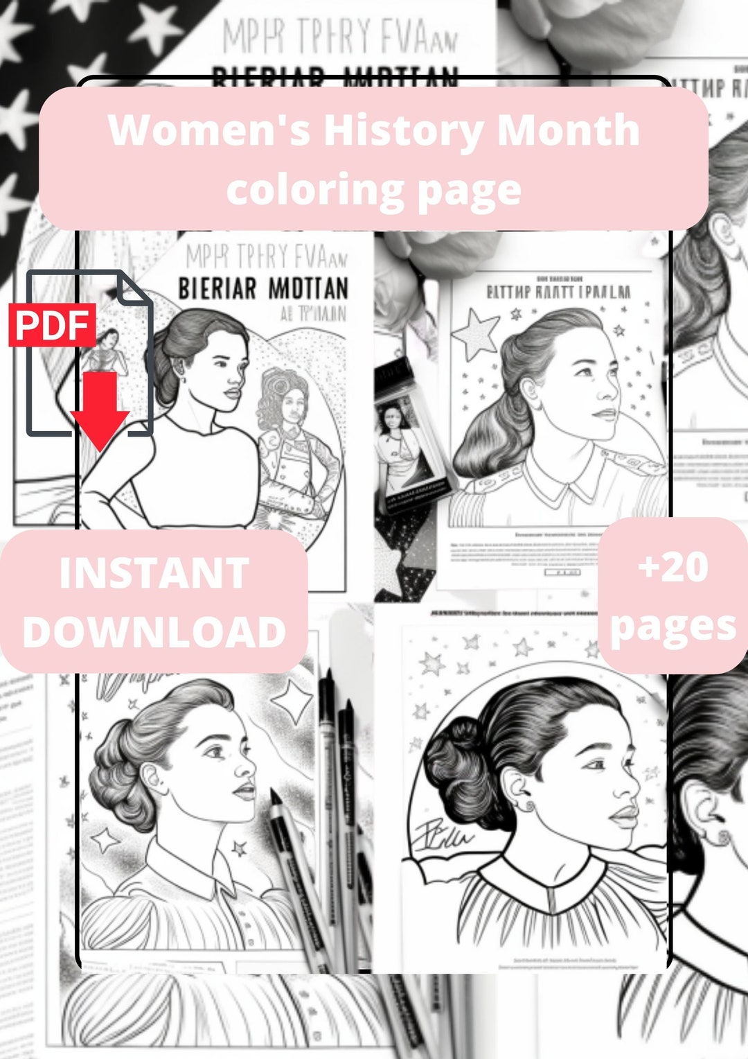 Celebrate Women's History Month With This Inspirational Coloring Page ...