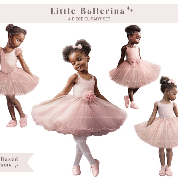 African American Ballerina Clip Art - Etsy