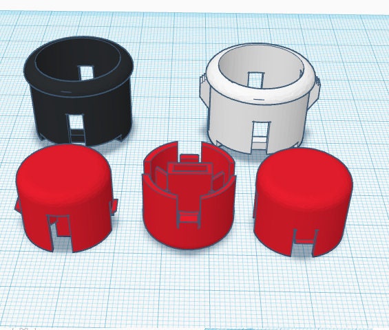 24mm Arcade Pushbutton - Etsy