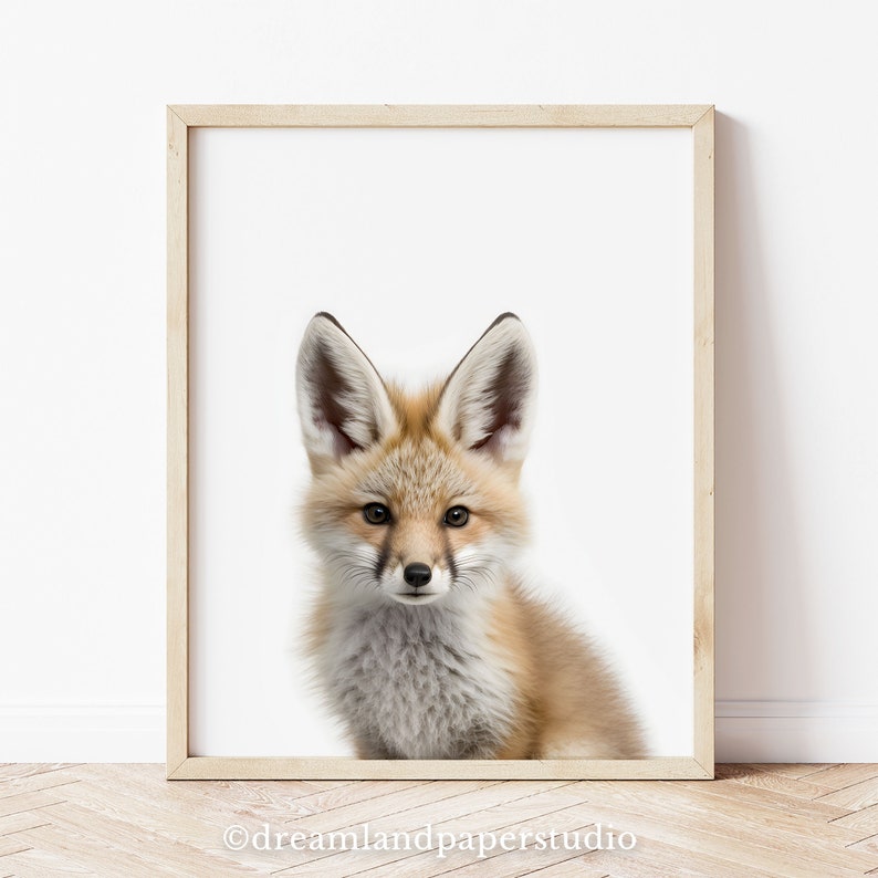 Cute Baby Animals Set of 6 Woodland Creatures Prints Outdoor - Etsy