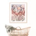 Pink Snowcap Mountains, Winter Wonderland Nursery Decor, Light Nordic ...