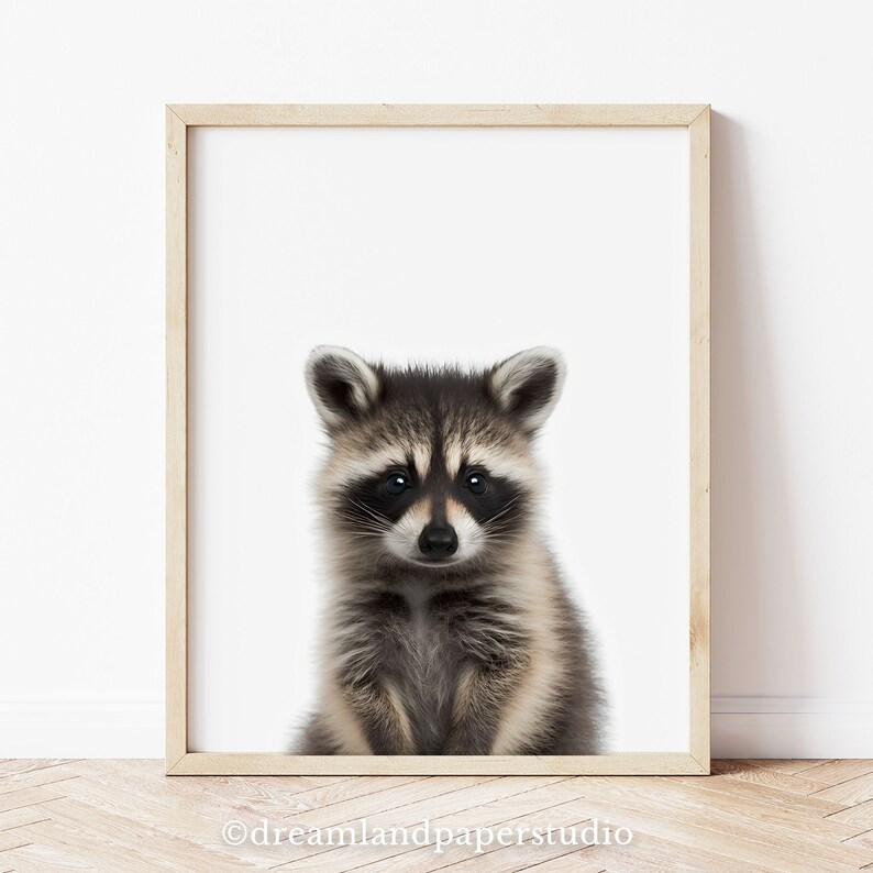 Cute Baby Animals Set of 6 Woodland Creatures Prints Outdoor - Etsy