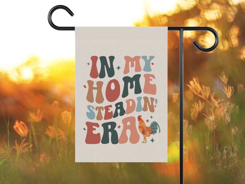 Homesteading Garden and House Flag Modern Farmhouse in My Homesteading ...
