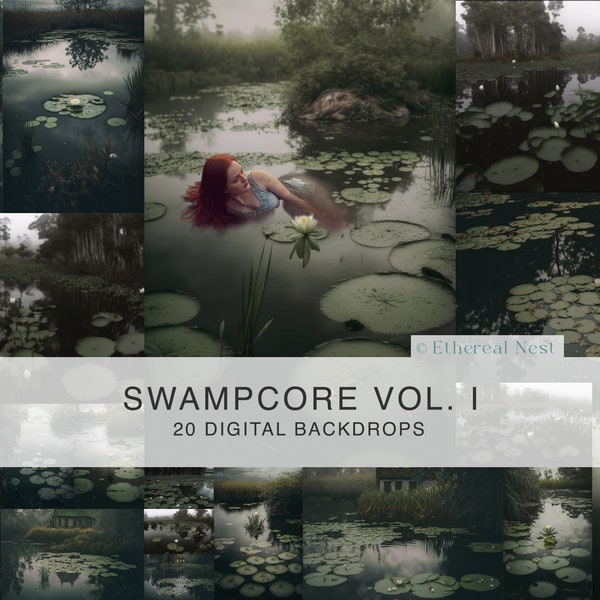 Swamp Backdrop - Etsy