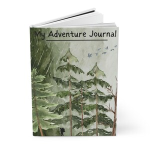 My Adventure Journal, Aesthetic Rainy Forest, Hardcover, Personal Lined ...