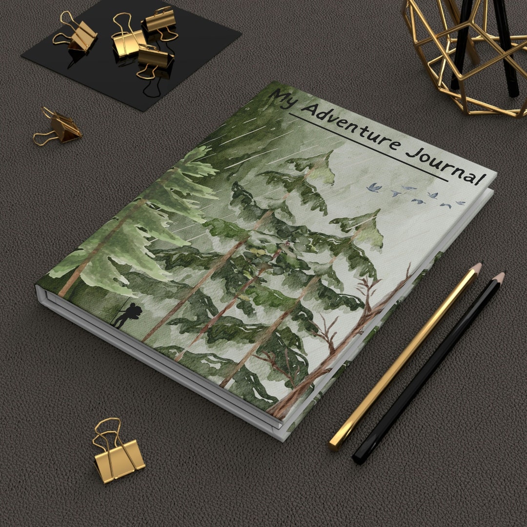 My Adventure Journal, Aesthetic Rainy Forest, Hardcover, Personal Lined ...