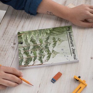 My Adventure Journal, Aesthetic Rainy Forest, Hardcover, Personal Lined ...