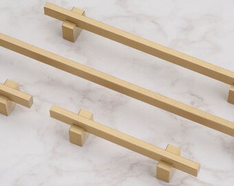 Lew's Two Tone Knobs and Handles Gold & Chrome Cabinet Hardware - Etsy