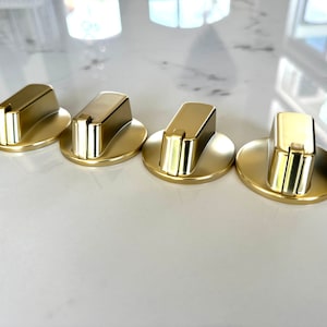 Matte Gold Universal Stove Knobs - Etsy