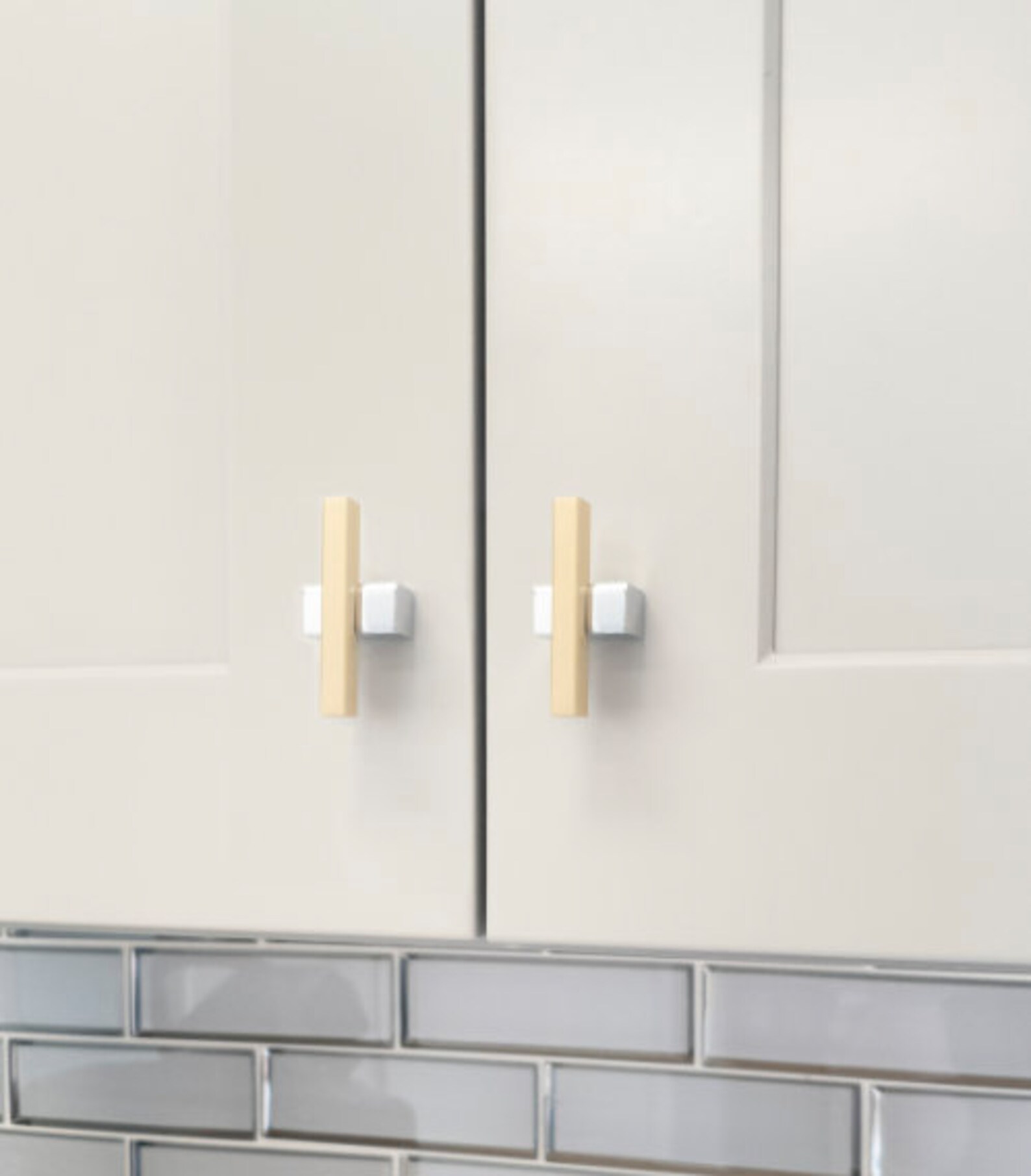 Lew's Two Tone Knobs and Handles Gold & Chrome Cabinet Hardware - Etsy