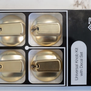 Matte Gold Universal Stove Knobs - Etsy