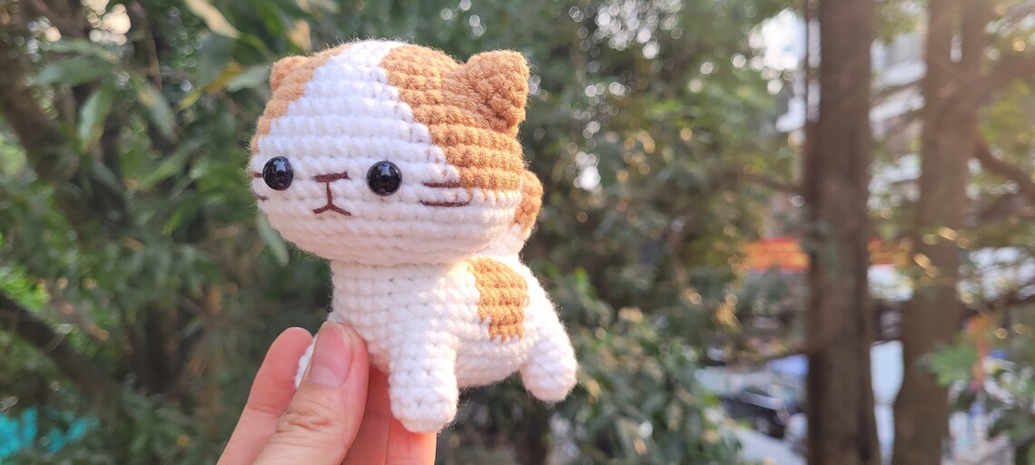 Cute Cat Crochet Mini Cat Crochet Kitten Crochet Stuffed - Etsy