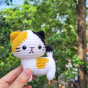 Cute Cat Crochet, Mini Cat Crochet, Kitten Crochet, Stuffed Kitten ...