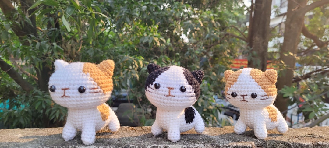 Cute Cat Crochet Mini Cat Crochet Kitten Crochet Stuffed - Etsy