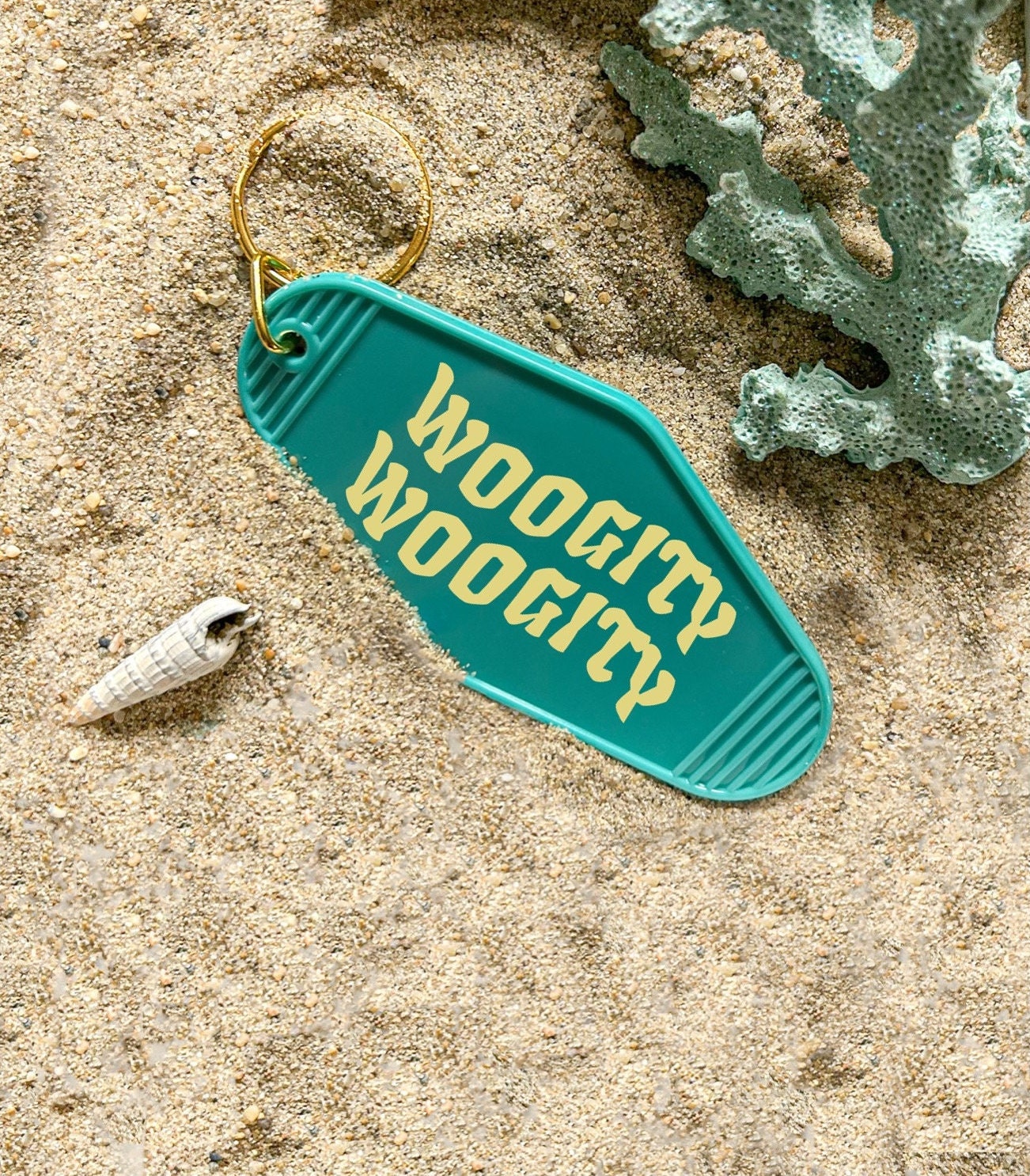 OBX Vintage Hotel Motel Macrame Keychain Outer Banks - Etsy