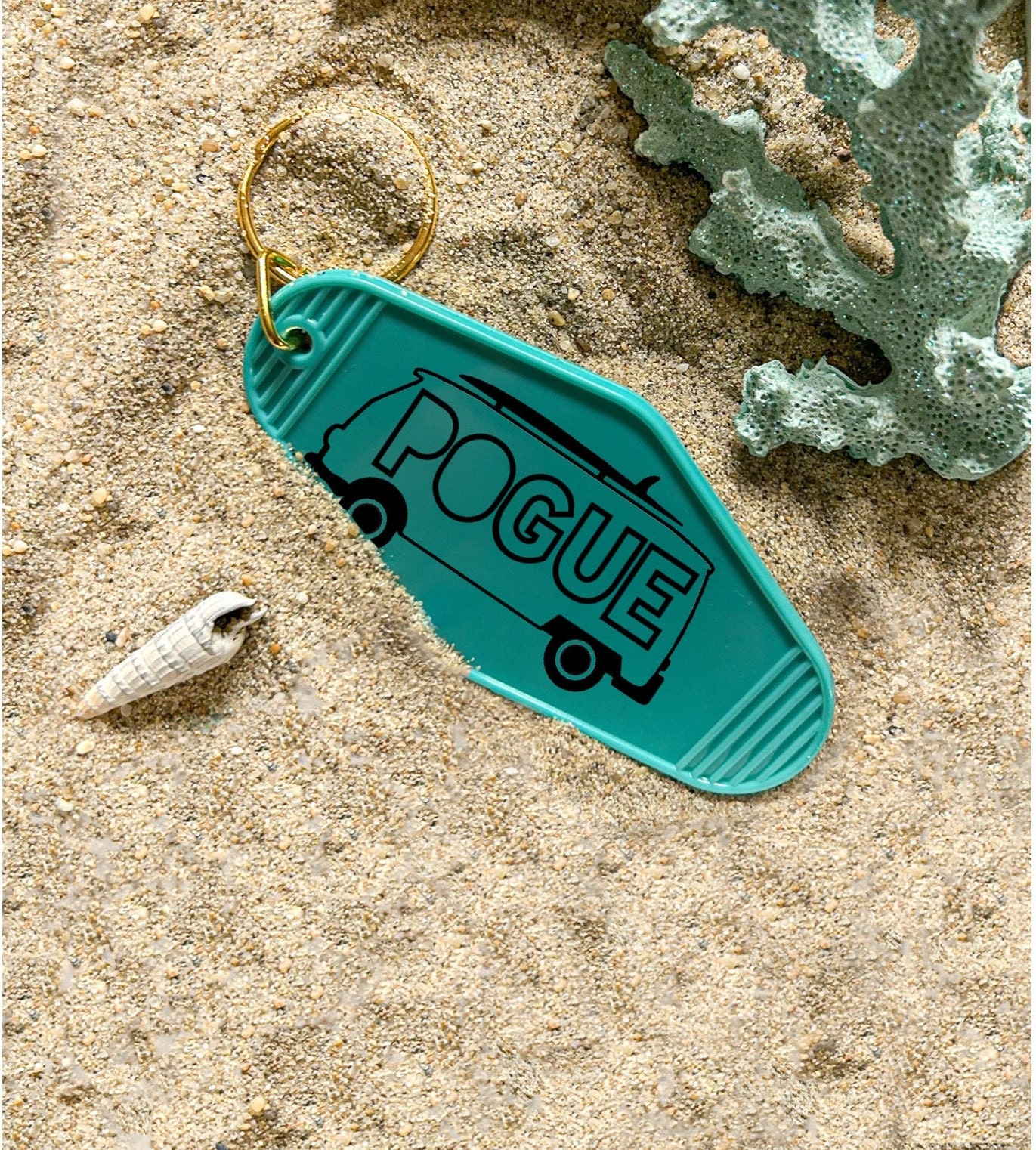 OBX Vintage Hotel Motel Macrame Keychain Outer Banks - Etsy