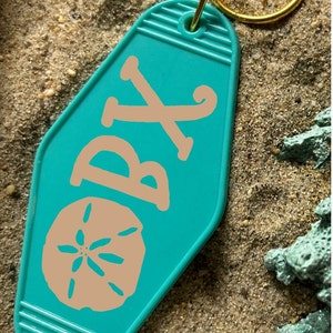OBX Vintage Hotel Motel Keychain Outer Banks - Etsy