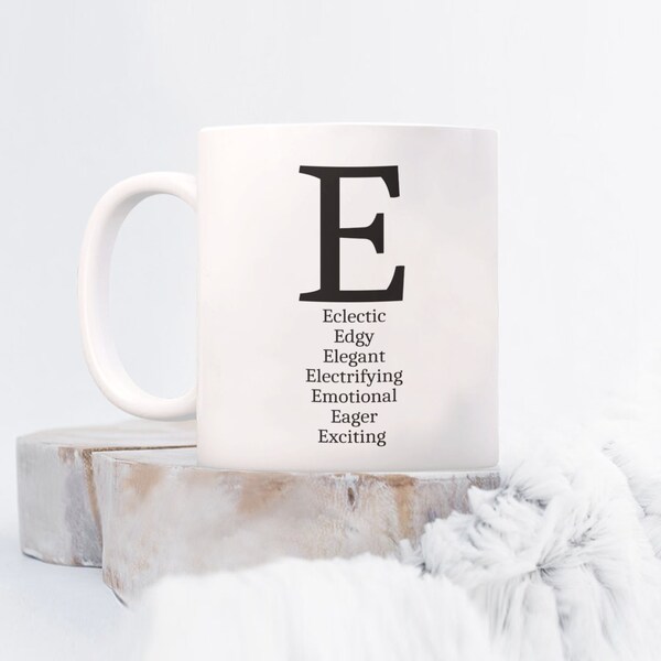 E Letter - Etsy