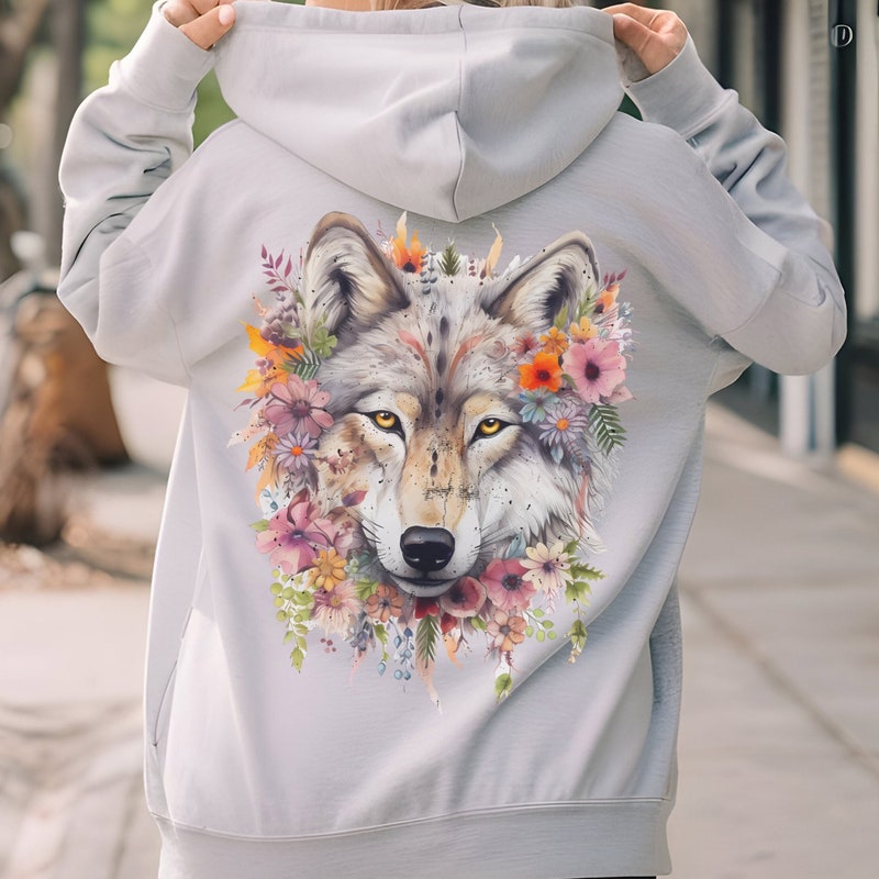 Wolf Sweater - Etsy