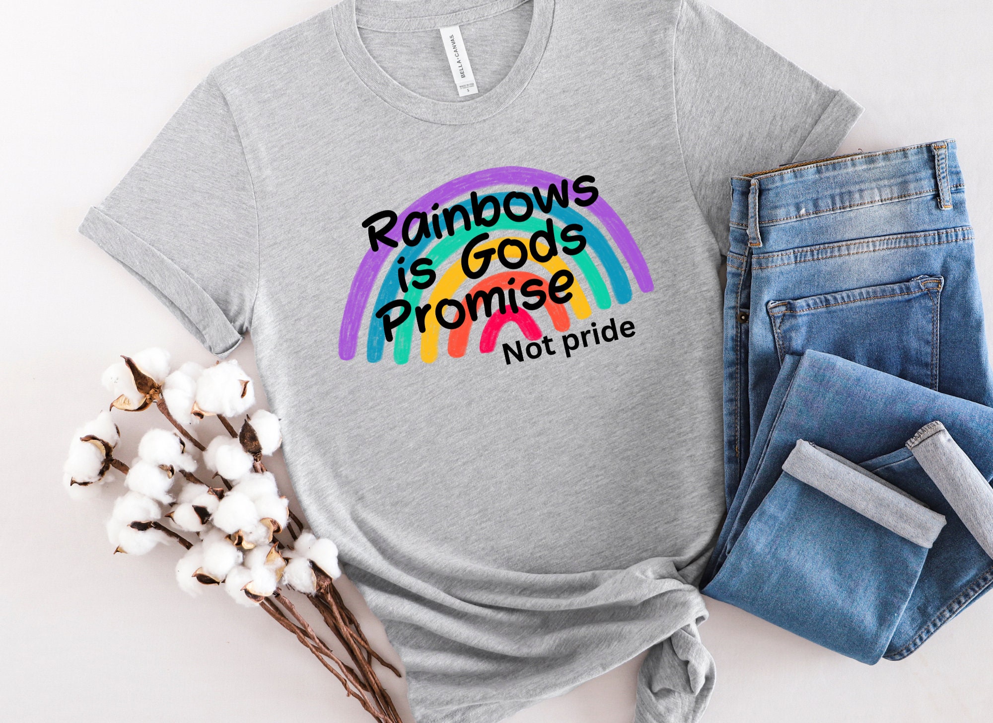 Rainbow is Gods Promise. Christian SVG, PNG, Christian Png, Rainbow Svg ...