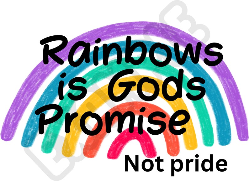 Rainbow is Gods Promise. Christian SVG, PNG, Christian Png, Rainbow Svg ...