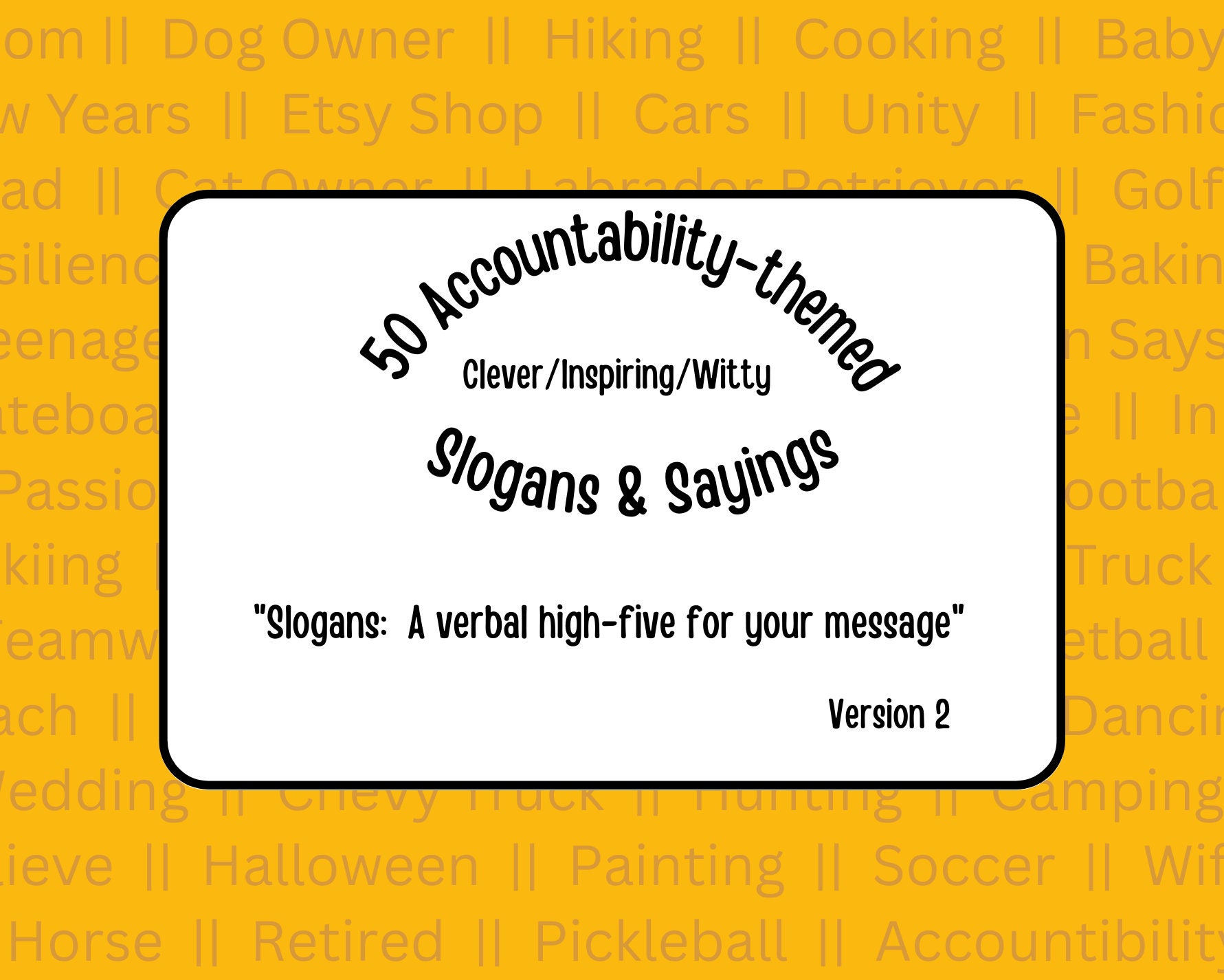 Accountability V2 Slogansavvy Slogans Funny Witty Funny Shirt Quotes - Etsy