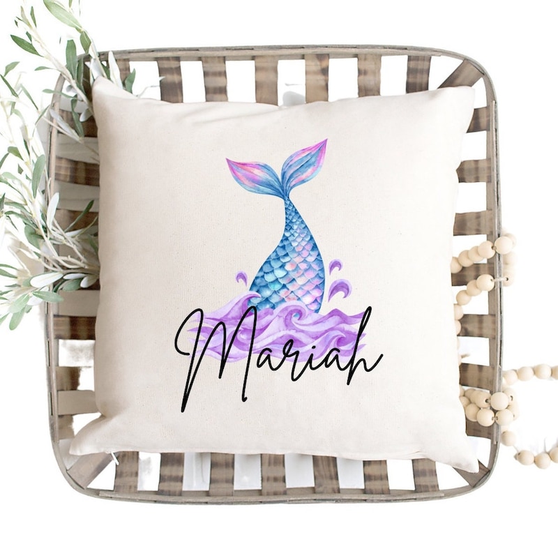 Mermaid Pillow - Etsy