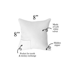 Personalized Woodland Animals Tooth Fairy Pillow Cover - Soft and Cozy ...