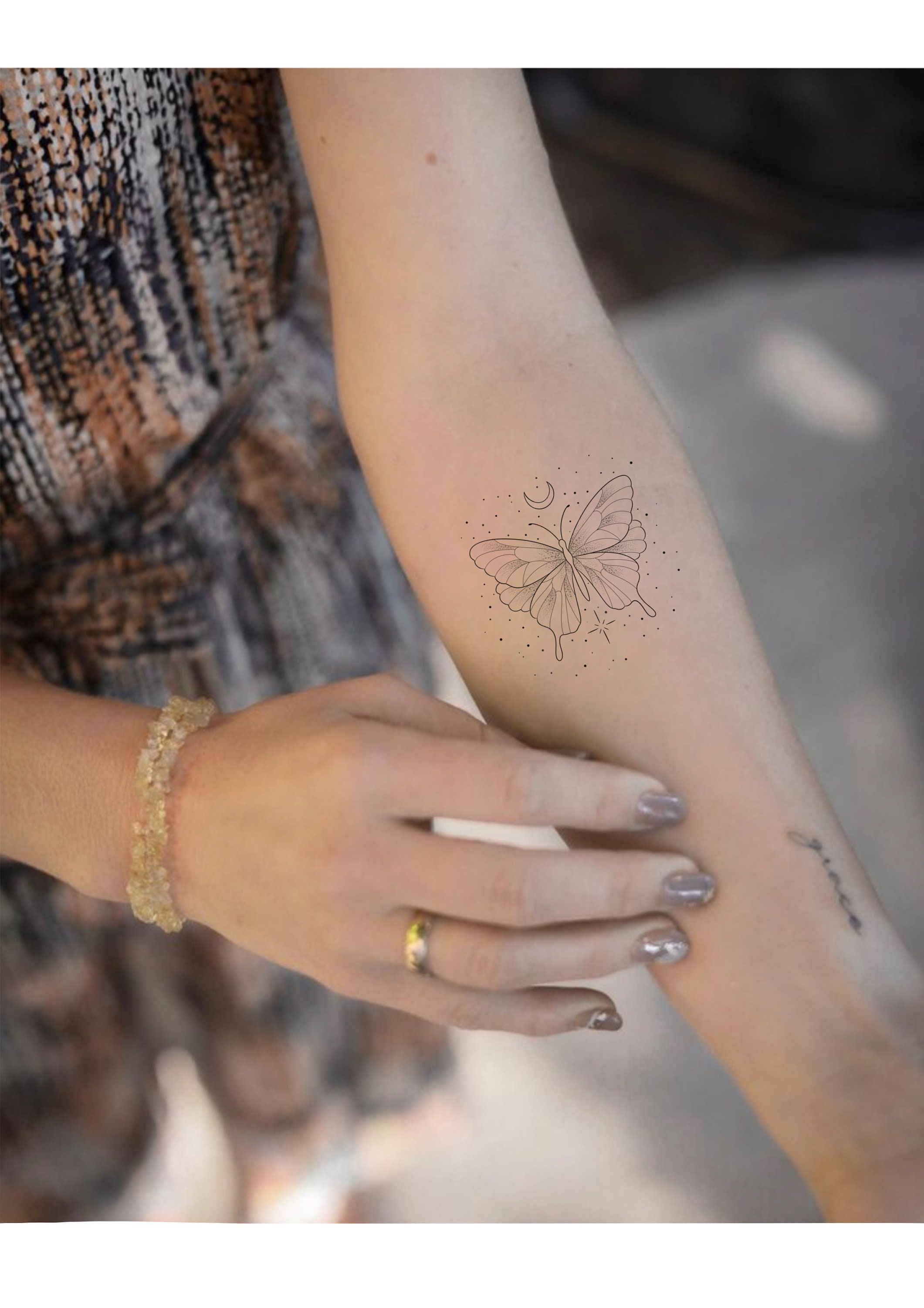 Butterfly Temporary Tattoo - Etsy