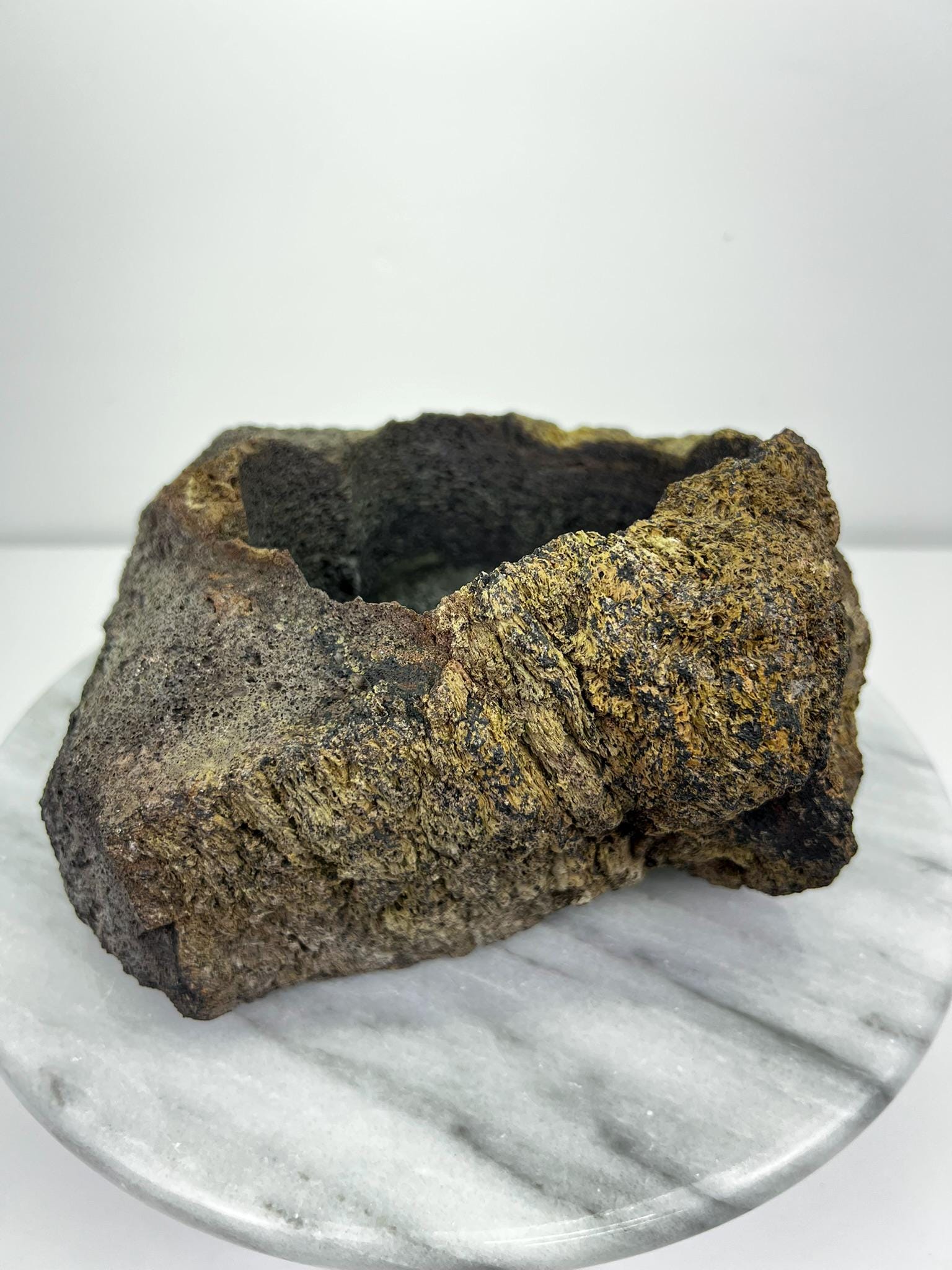 Hand-carved Volcanic Rock Planter, Unique Basalt Scoria, Natural Home ...