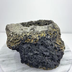 Hand-carved Volcanic Rock Planter, Unique Basalt Scoria, Natural Home ...