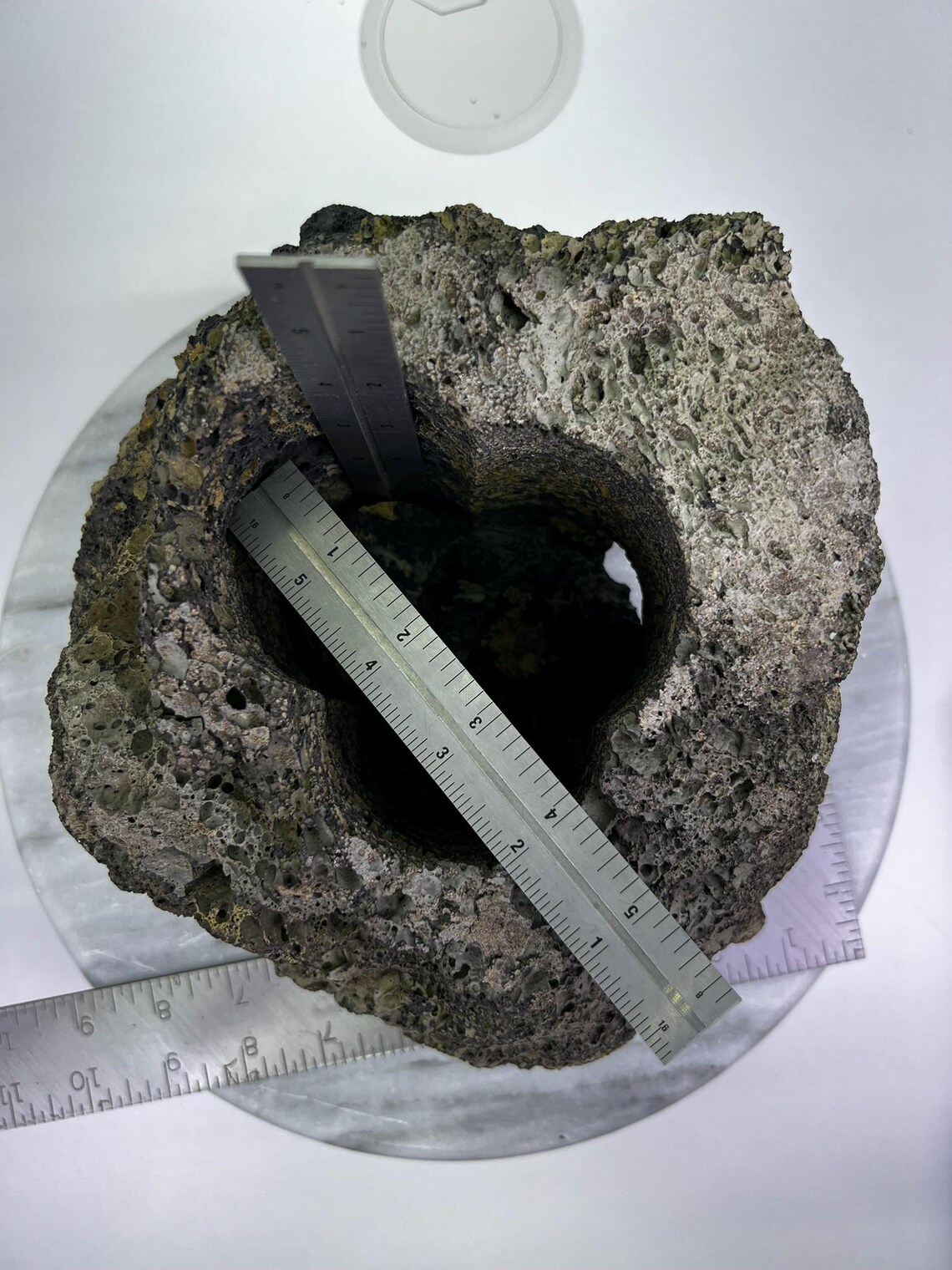 Hand-carved Volcanic Rock Planter, Unique Basalt Scoria, Natural Home ...