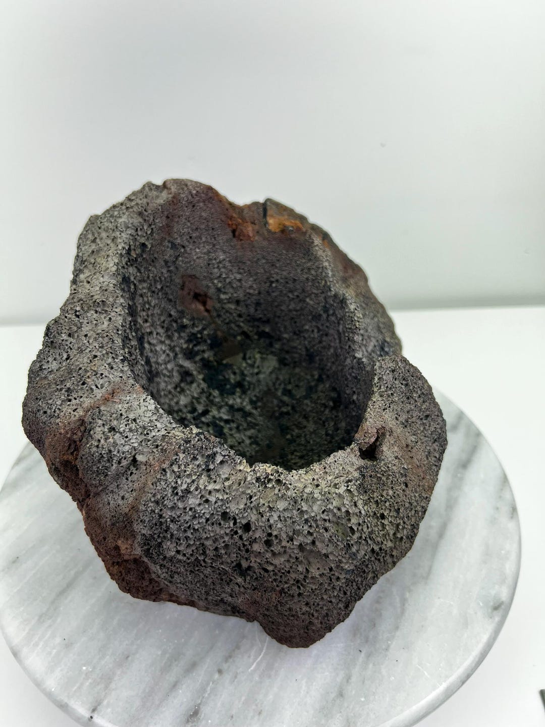 Hand-carved Volcanic Rock Planter, Unique Basalt Scoria, Natural Home ...