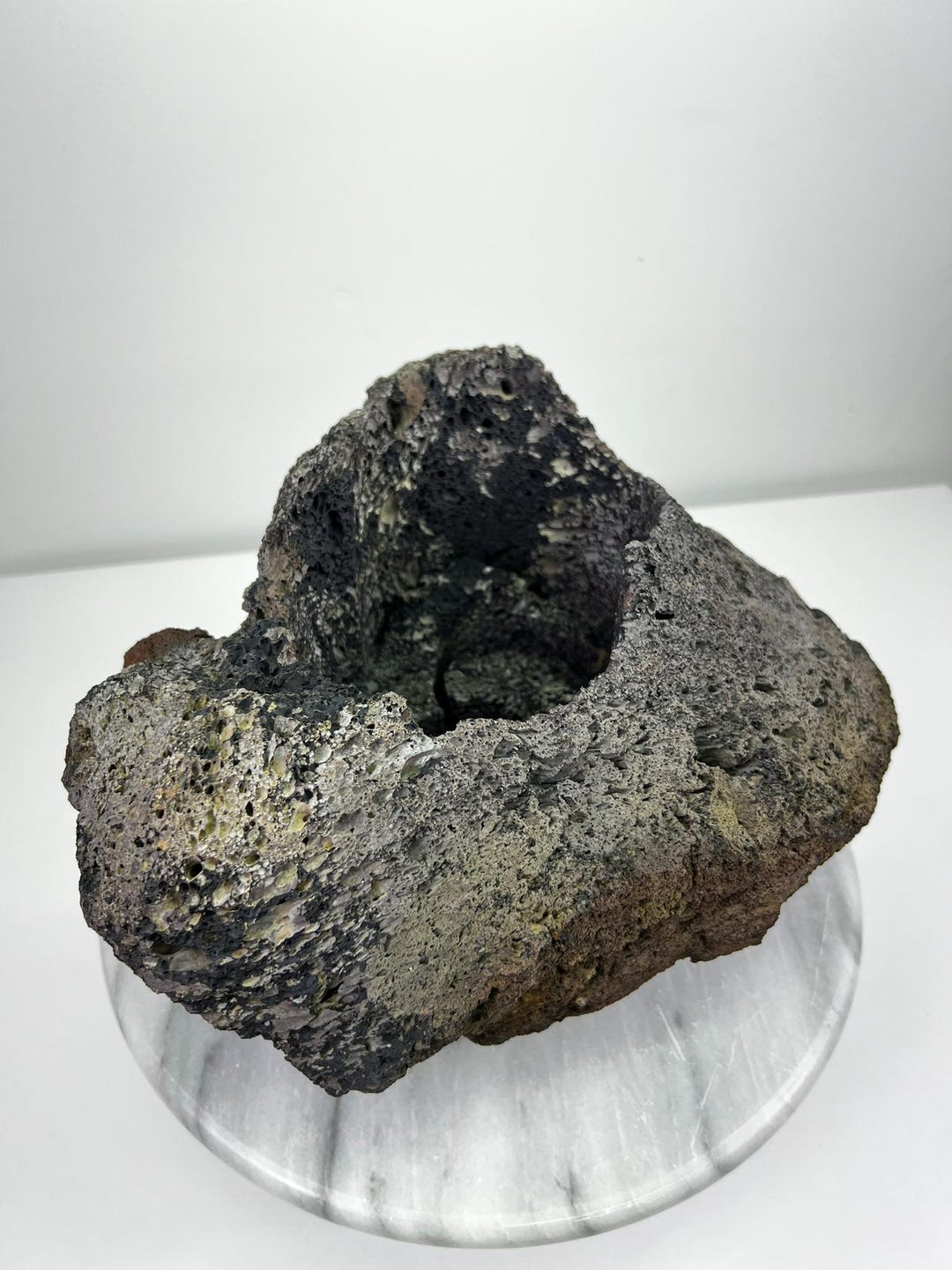 Hand-carved Volcanic Rock Planter, Unique Basalt Scoria, Natural Home ...