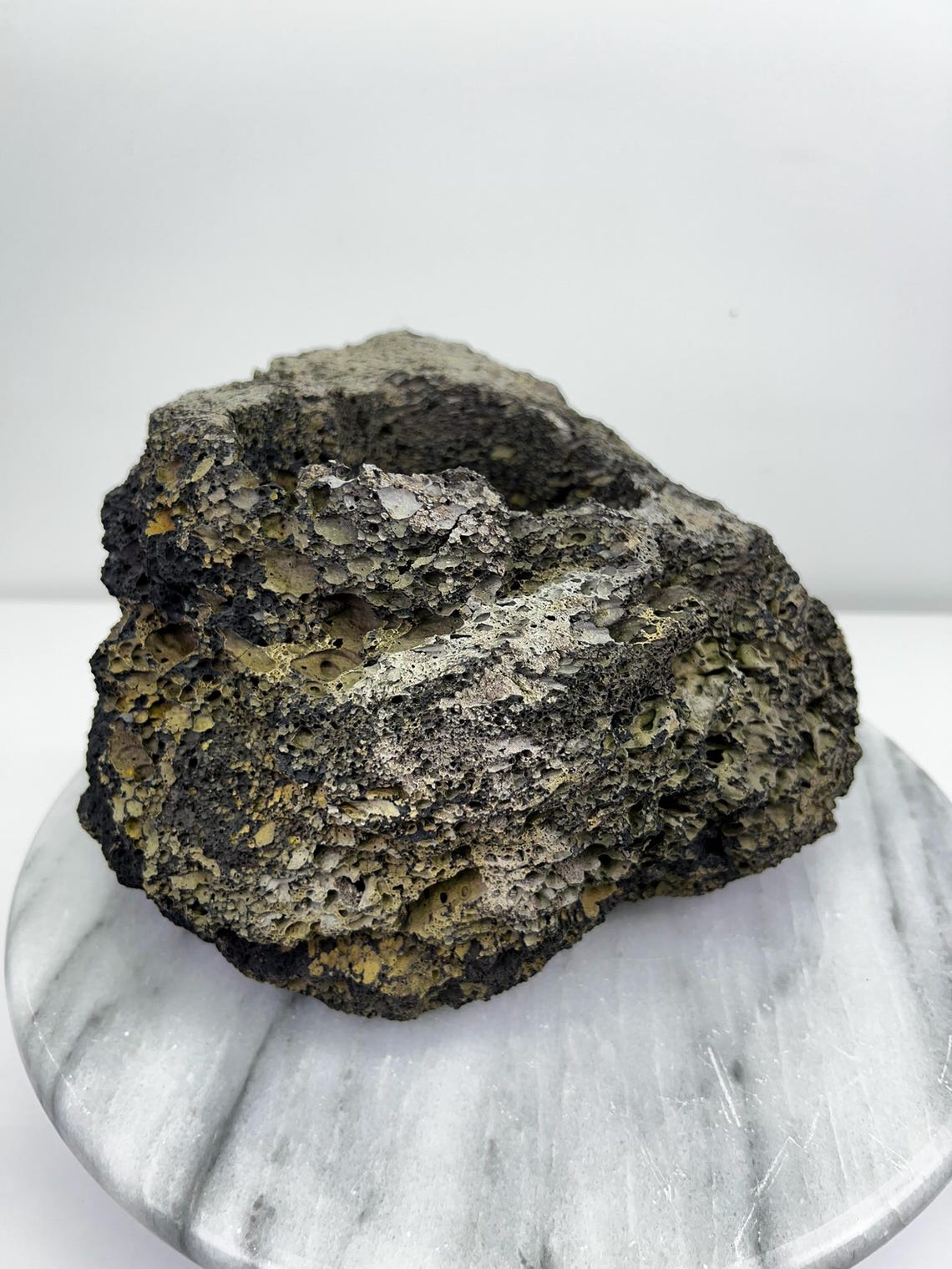 Hand-carved Volcanic Rock Planter, Unique Basalt Scoria, Natural Home ...