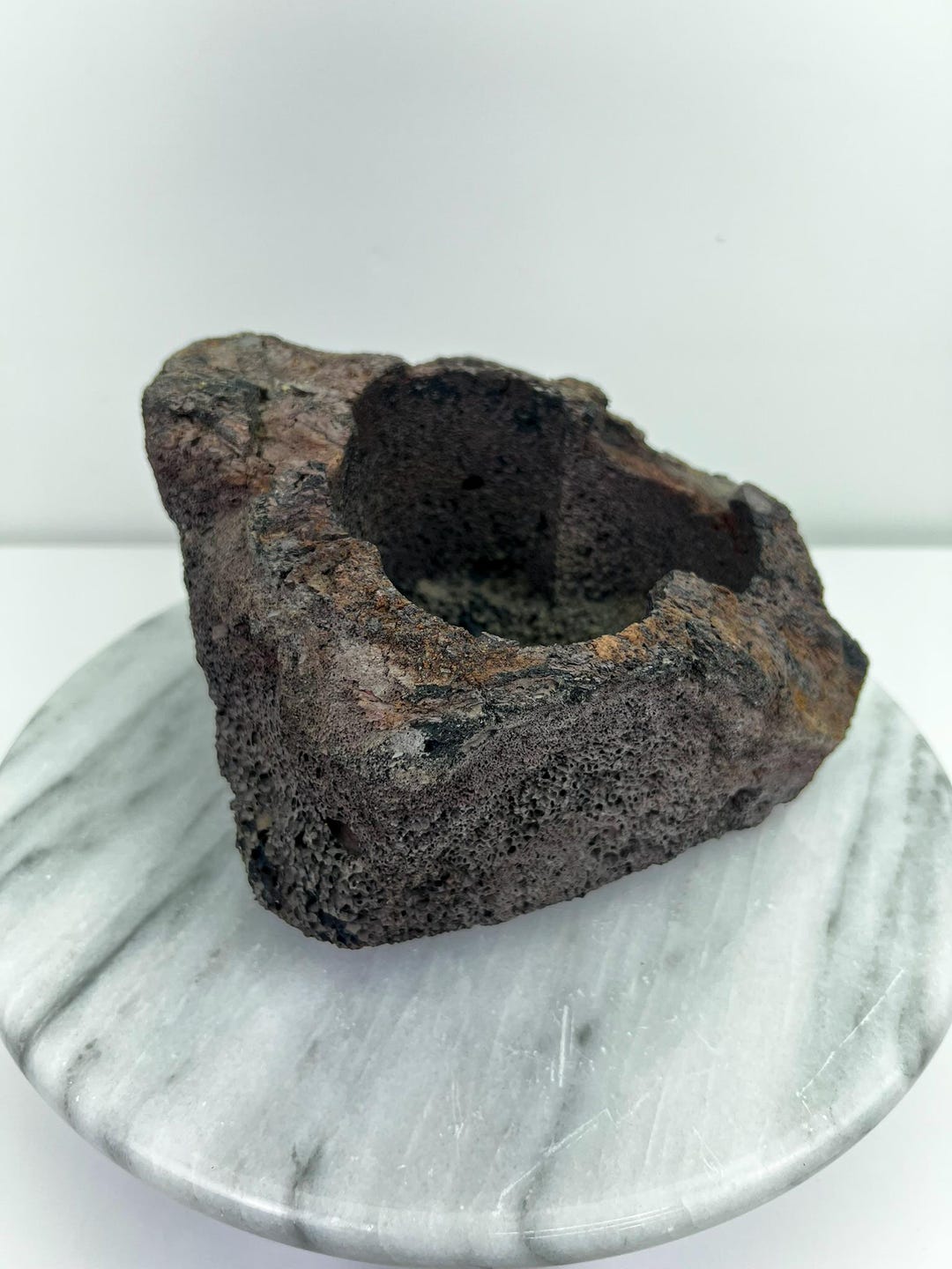 Hand-carved Volcanic Rock Planter, Unique Basalt Scoria, Natural Home ...