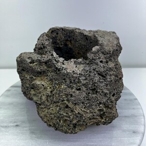 Hand-carved Volcanic Rock Planter, Unique Basalt Scoria, Natural Home ...