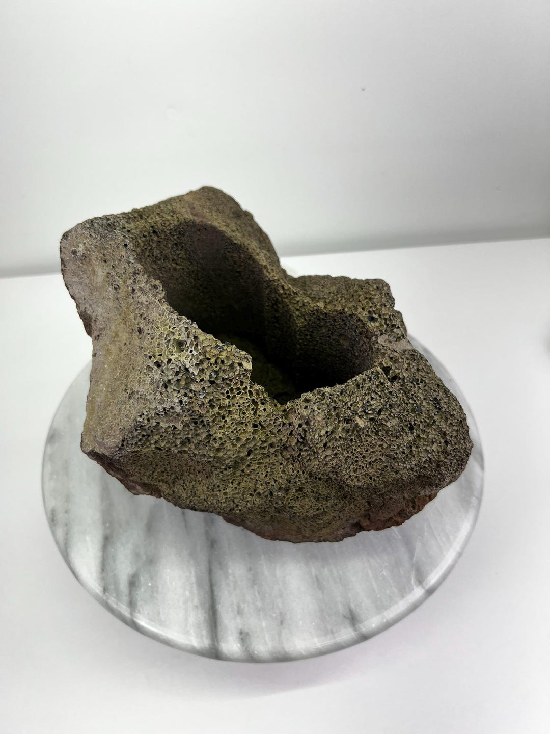 Hand-carved Volcanic Rock Planter, Unique Basalt Scoria, Natural Home ...