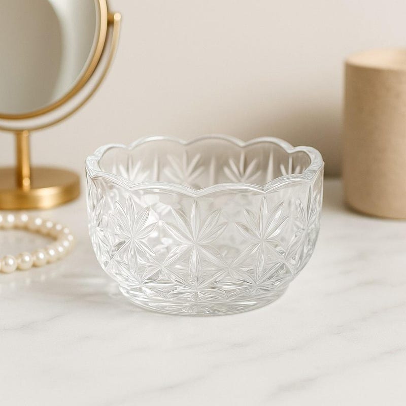 Lead Cut Crystal Bowl - Etsy