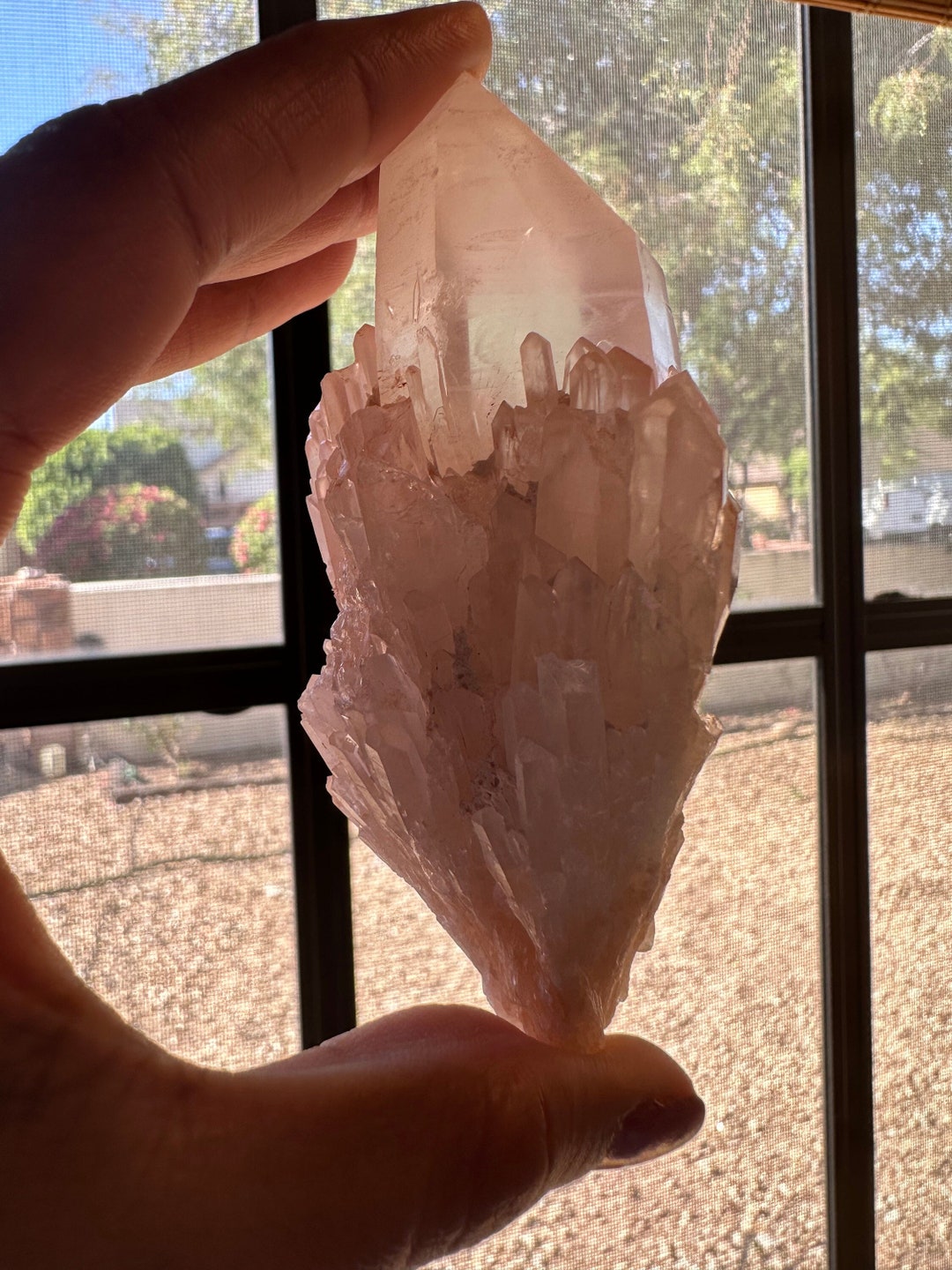 Pink Pineapple Quartz From Madagascar/ Reiki Healing / - Etsy