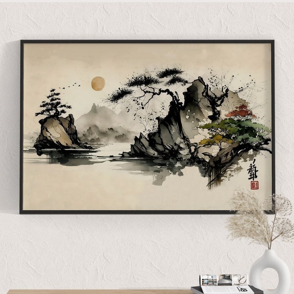 Japanese Horizontal Wall Art - Etsy
