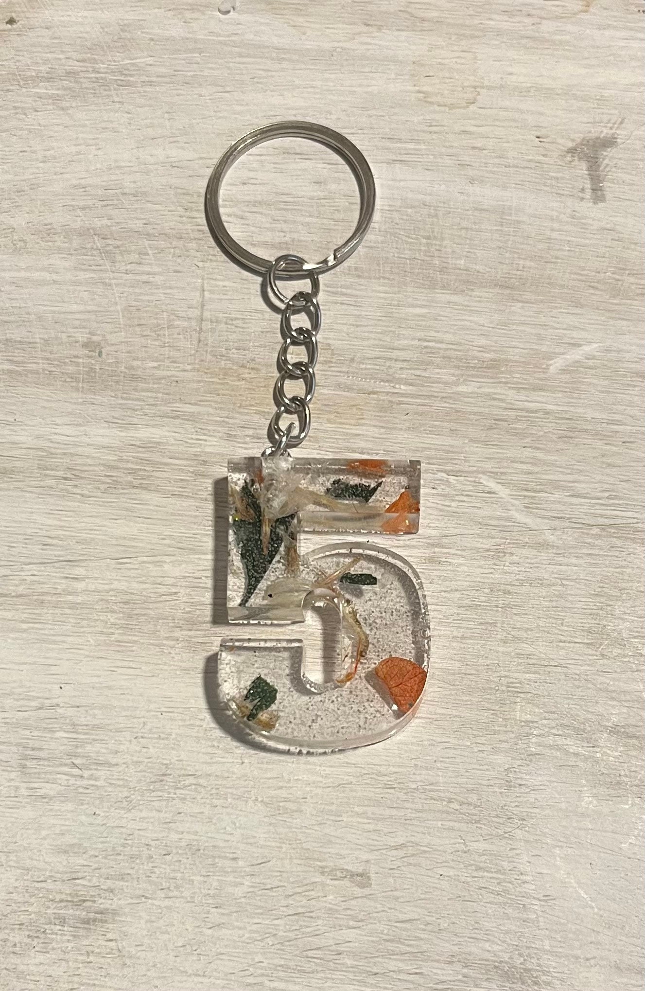 Number Keychain - Etsy