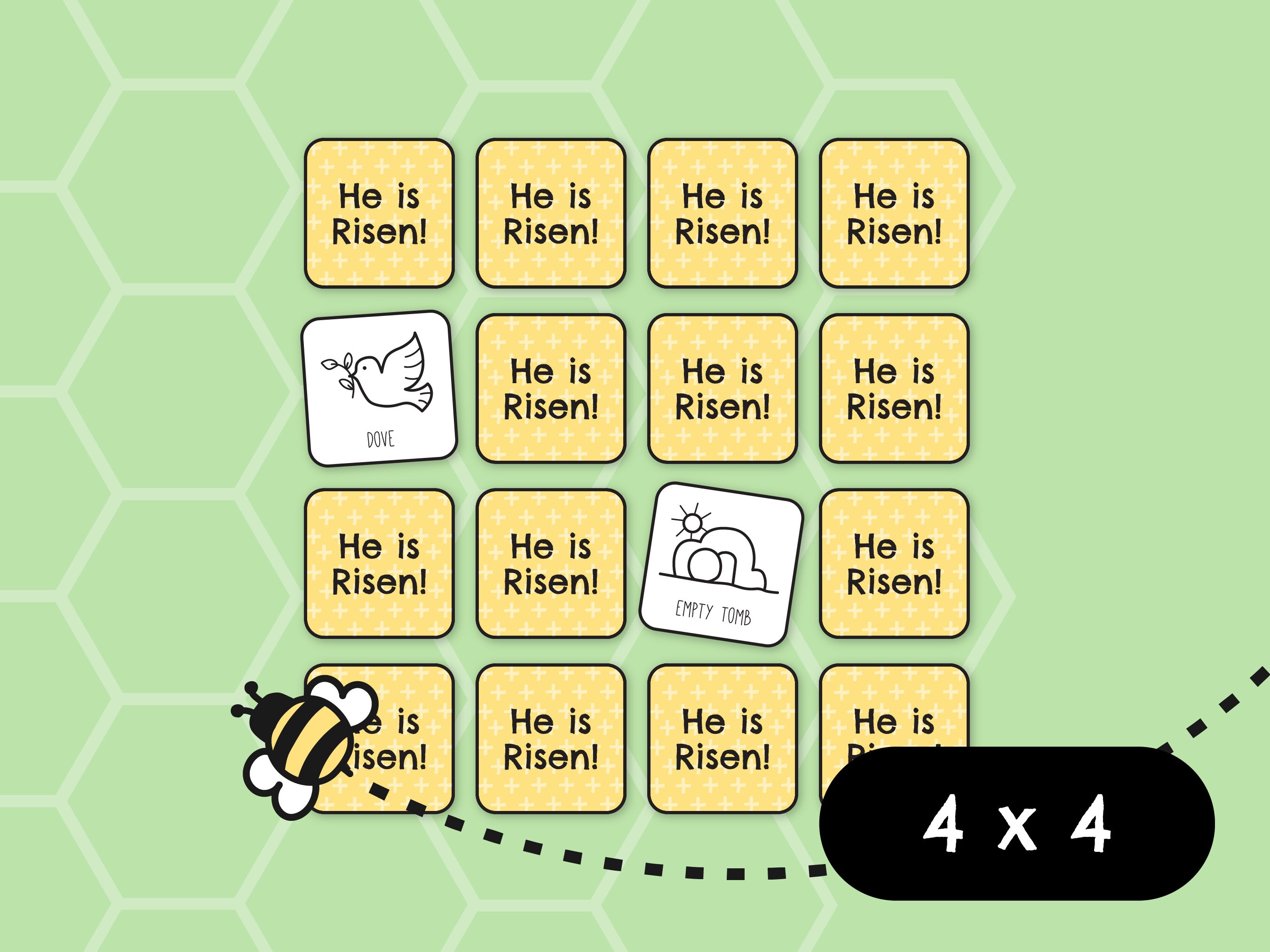 Memory Card Game Craft | Jesus is Risen | Easter Sunday Craft ...