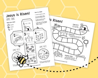 He is Risen Agamograph Craft for Kids, Sunday School Craft, Bible Story ...