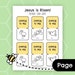 Jesus is Risen Memory Card Game | Easter Sunday Craft (PDF) - Etsy