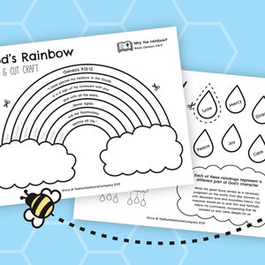 God's Rainbow Craft | Paper Mobile | Why the Rainbow? | Genesis Flood ...