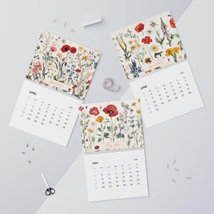 2025 Vintage Botanicals Wall Calendar - Antique Floral Art, Nature ...