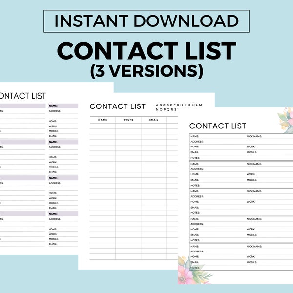 Address Organizer - Etsy