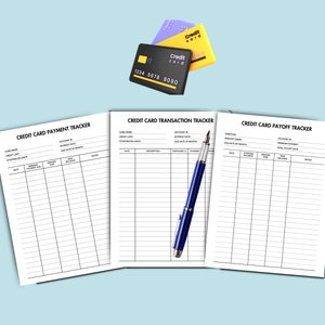 Credit Card Payment Tracker, Credit Card Transaction Tracker & Payoff ...