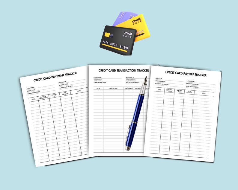 Credit Card Payment Tracker, Credit Card Transaction Tracker & Payoff ...
